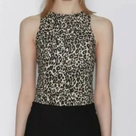Zara | Tops | Cheetahleopard Print Bodysuit From Zara | Poshmark